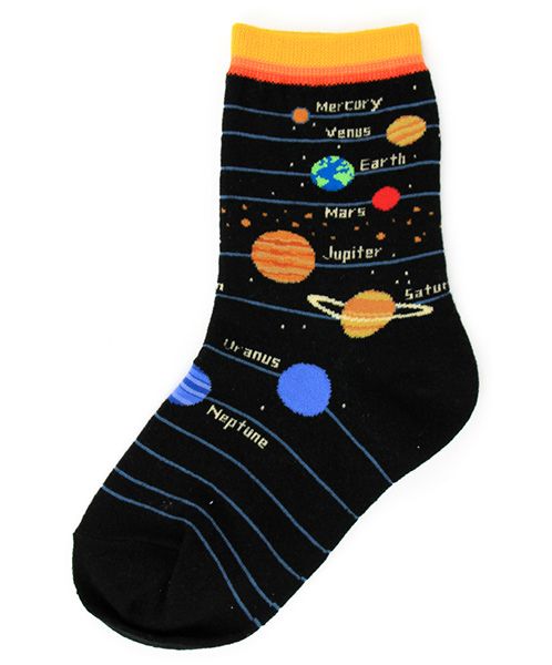 Youth Solar System Socks