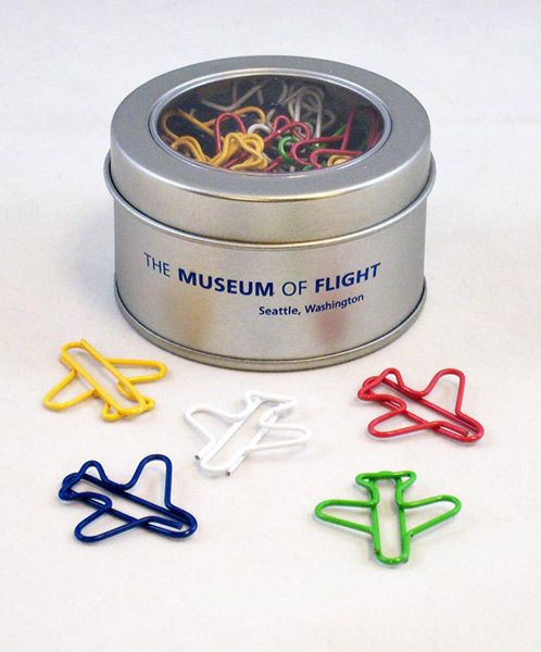 Museum of Flight Jet Airplane Paperclips