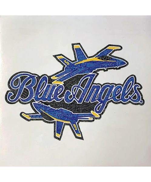 Blue Angels Art Vinyl Sticker