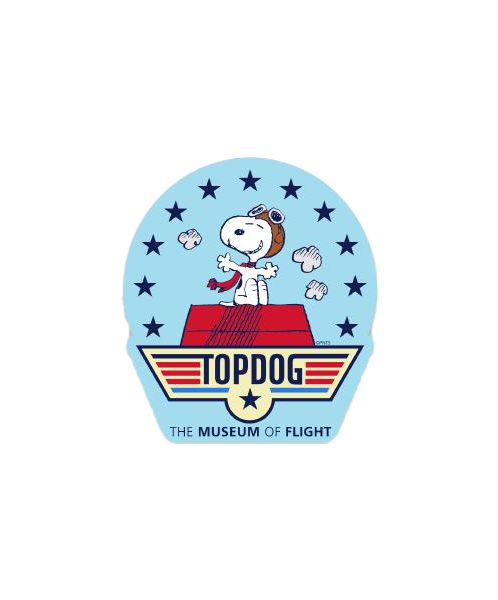 Snoopy Top Dog Sticker