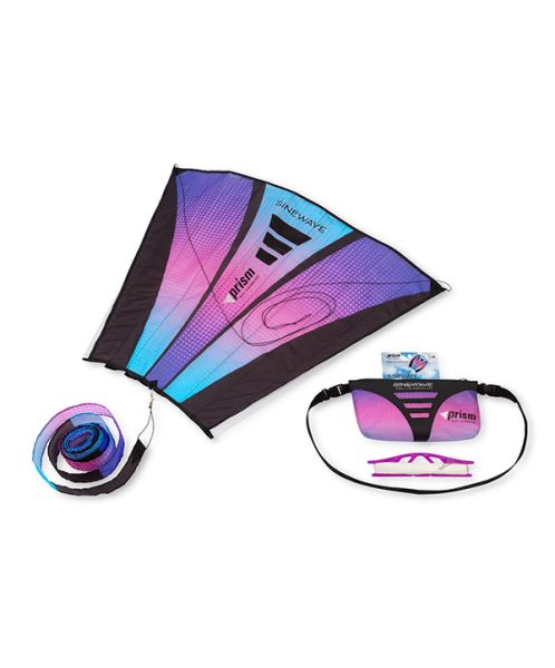Ultraviolet Sinewave Soft Parafoil Kite