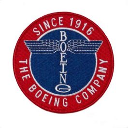 Boeing Round Vintage Logo Patch