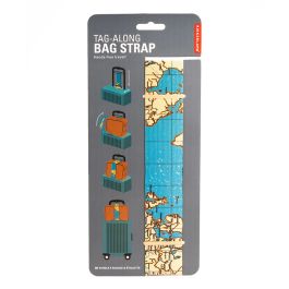 World Map Tag-Along Bag Strap
