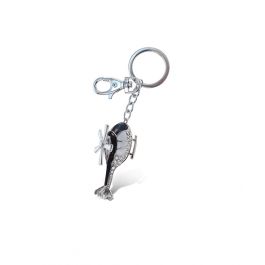 Sparkling Helicopter Keychain