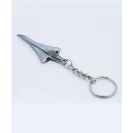 Pewter Concorde Keychain