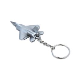 Lockheed Martin F-22 Raptor Pewter Keychain