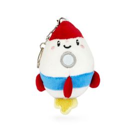 Plush Rocket Keychain
