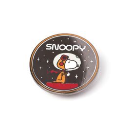 Astronaut Snoopy Round Pin