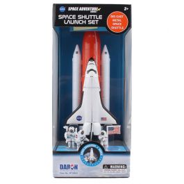 Space Shuttle Full Stack with Astronauts