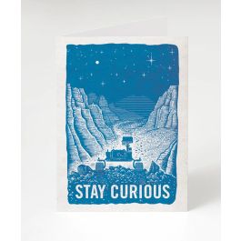 Stay Curious Mars Rover Greeting Card