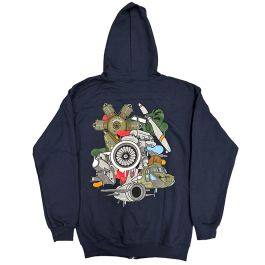 Joe Nix Mural Full-Zip Hoodie